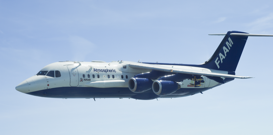 UK Space Facilities FAAM operated BAe-146-301 Atmospheric Research Aircraft