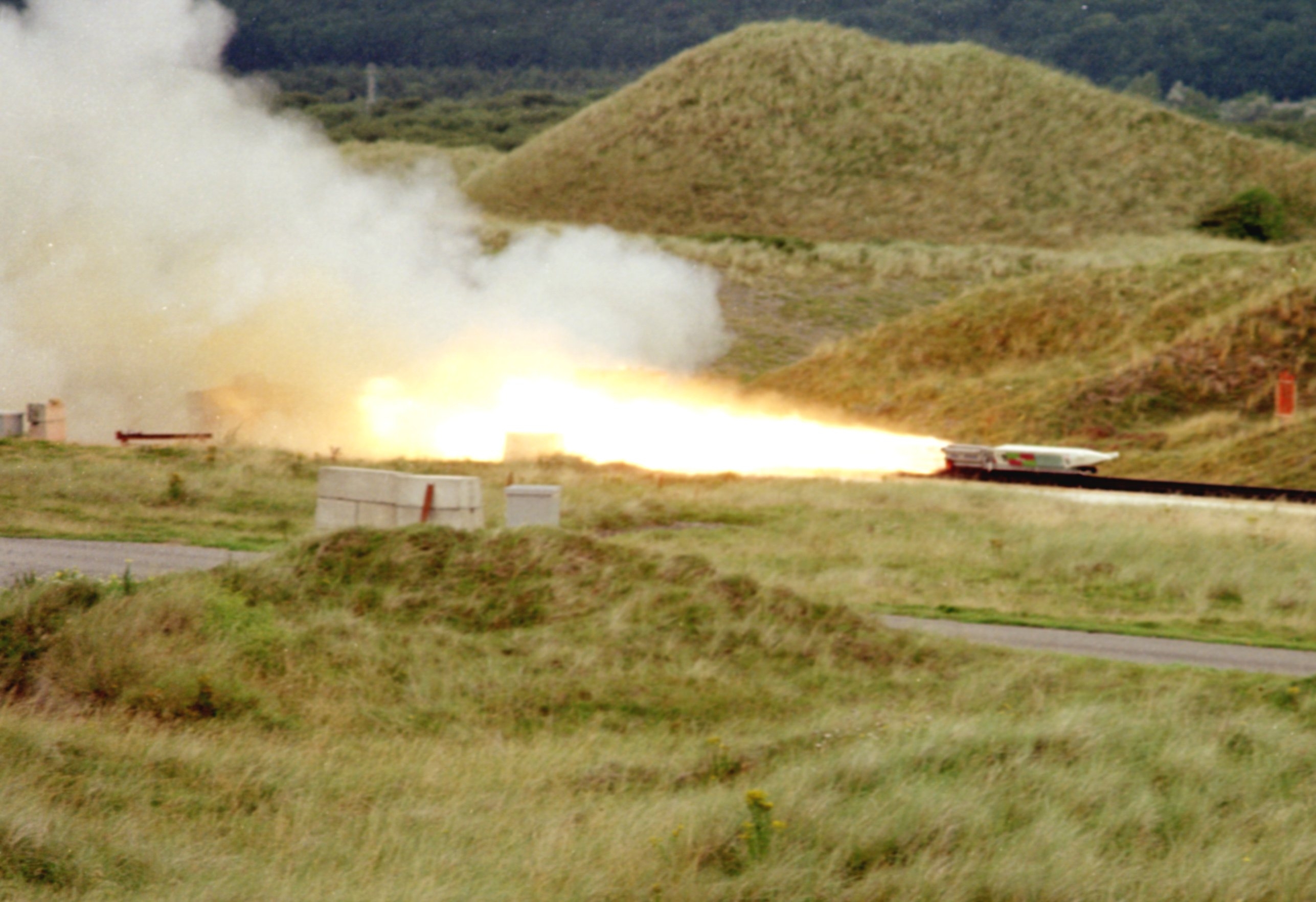 UK Space Facilities Rocket Motor Testing